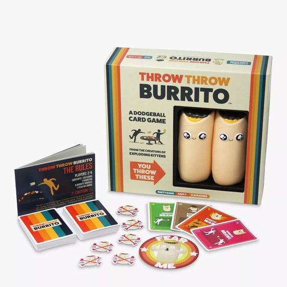 Toys | Throw Throw Burrito By Exploding Kittens A Dodgeball Card Game ...